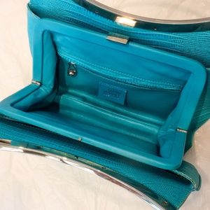 Versace | Bags | Vintage Gianni Versace Lizard Frame Handle Bag | Poshmark